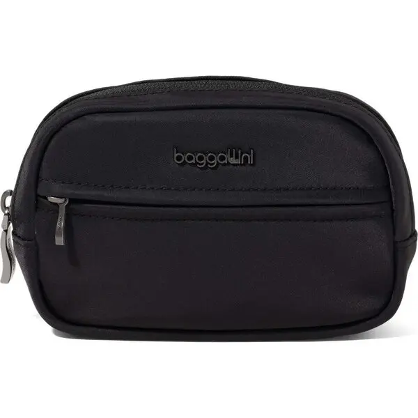 BAGGALLINI Nomad Cosmetic Pouch - Black Twill