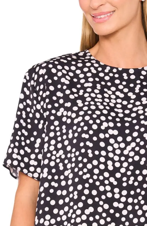 Halogen Polka Dot Crepe Top