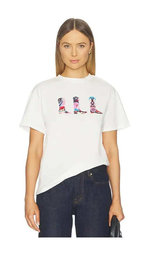NEVER FULLY DRESSED Graphic Print Cotton T-shirt