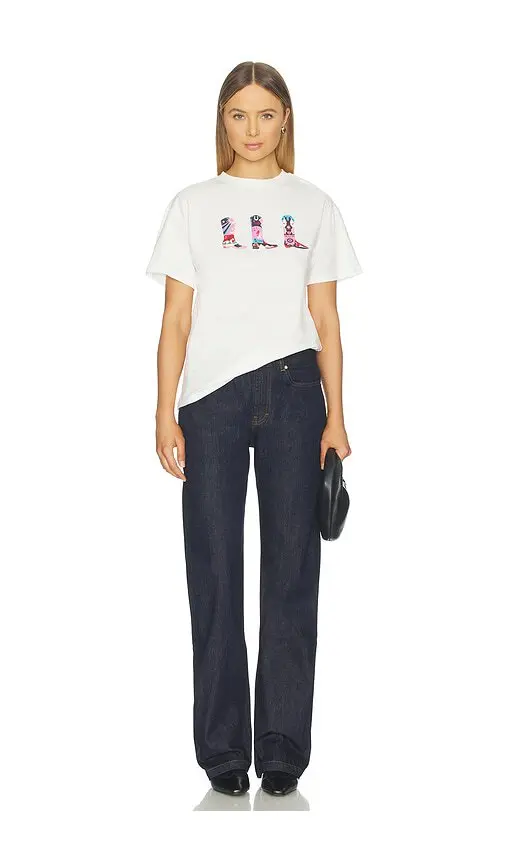 NEVER FULLY DRESSED Graphic Print Cotton T-shirt