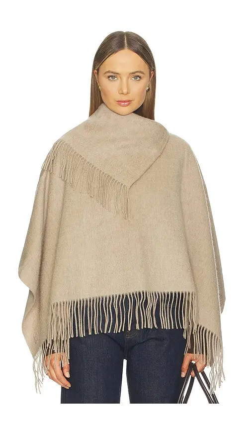 BY MALENE BIRGER Turtma Poncho - Tan