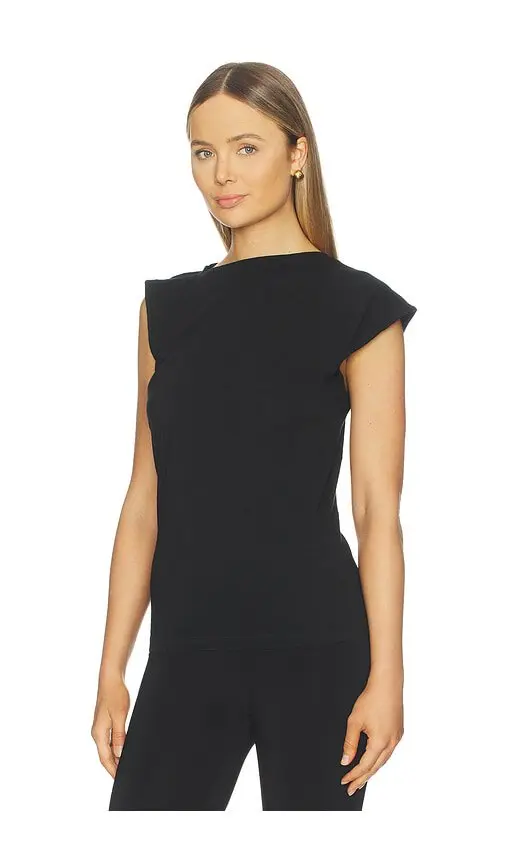 AGOLDE Beth Tee - Black