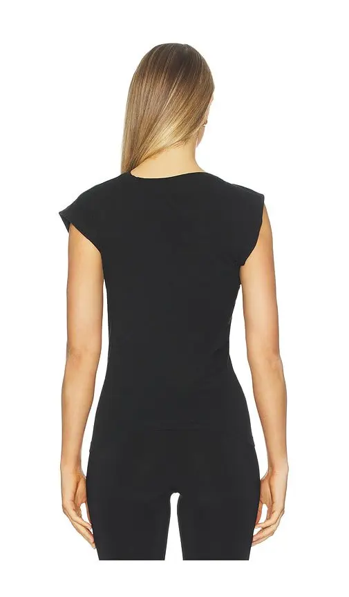 AGOLDE Beth Tee - Black