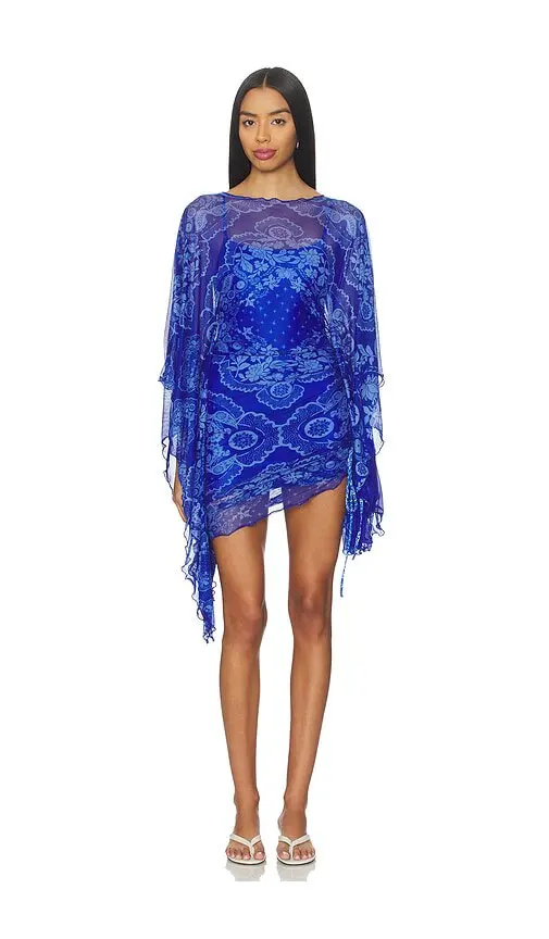 Agua Bendita X Revolve Angelina Tunic - Blue