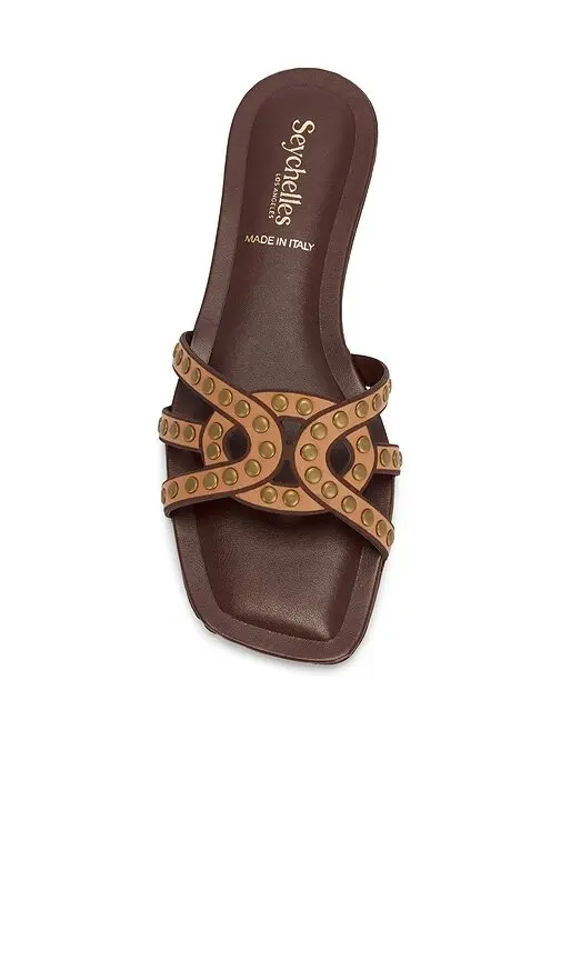 Seychelles Treasure Flat Sandals With Stud Detail