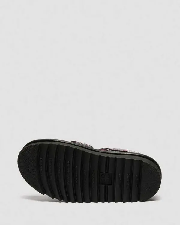 Dr. Martens Voss Ii Distressed Patent Leather Sandals