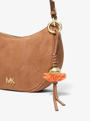 Michael Kors Leather Bag Charm - Orange