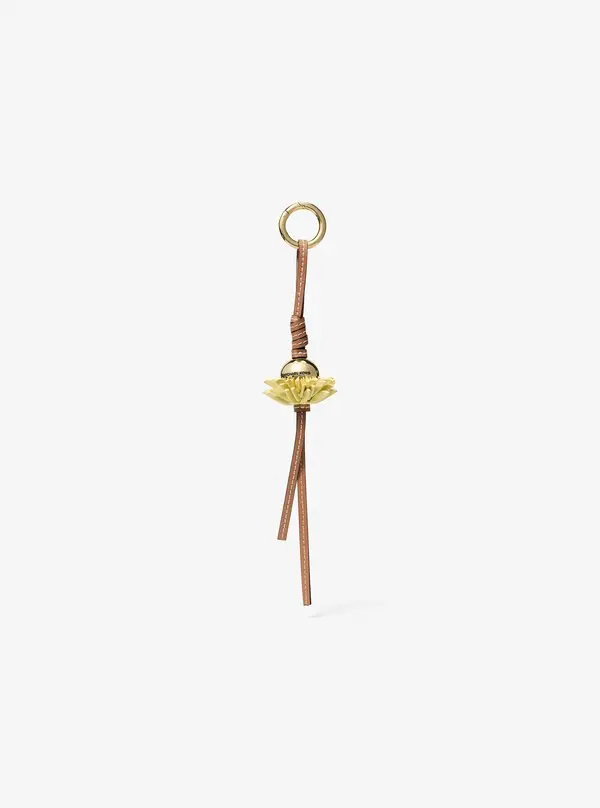 Michael Kors Leather Bag Charm - Yellow
