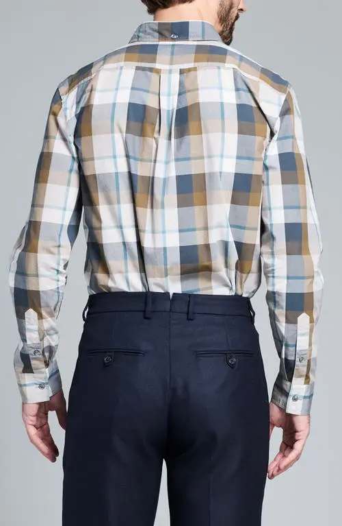 Billy Reid Tuscumbia Bold Plaid Button-down Shirt