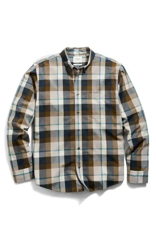 Billy Reid Tuscumbia Bold Plaid Button-down Shirt