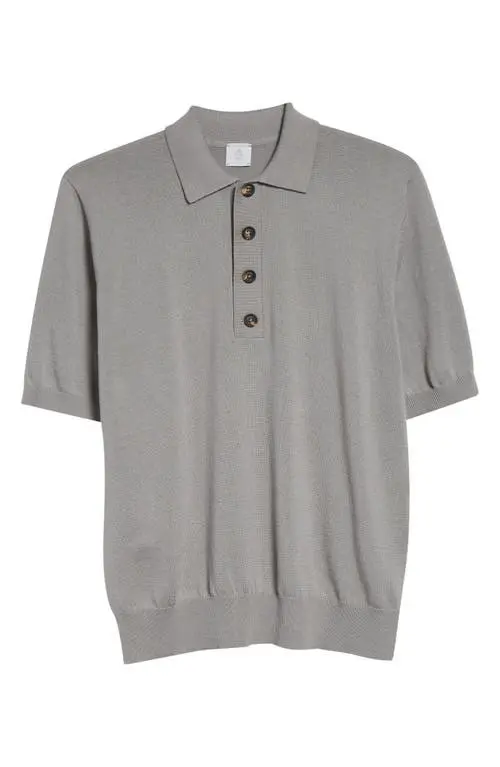 Eleventy Cotton & Cashmere Polo - 80 Clay