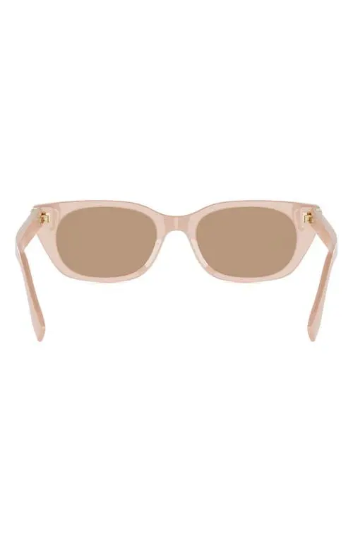 Fendi Forever Cat Eye Sunglasses - Shiny Pink/brown
