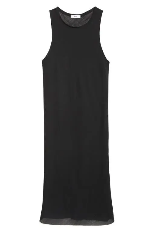 RIER Bias Sleeveless Wool Dress