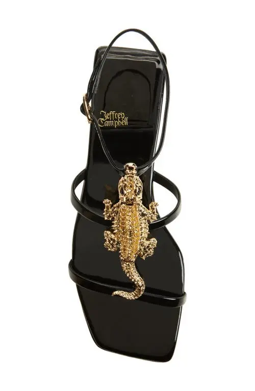 Jeffrey Campbell Reptilian Strappy Sandal