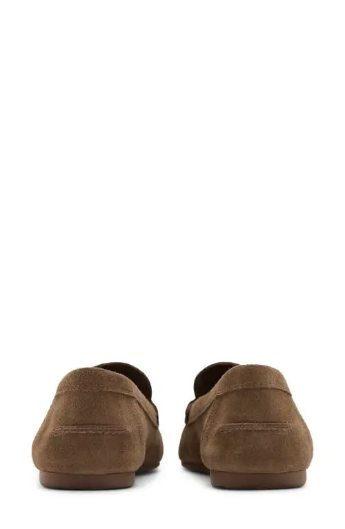 Mango Suede Penny Loafer