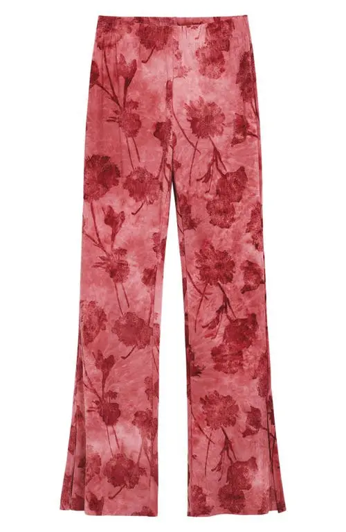 Desigual Floral Print Flare Pants