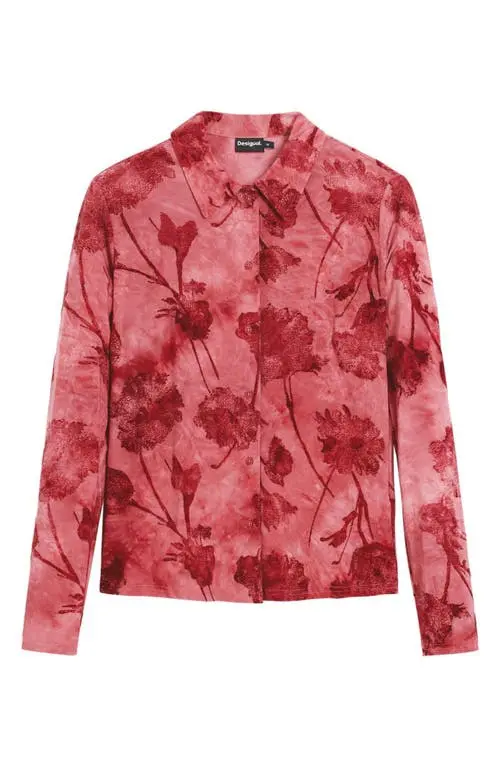 Desigual Floral Print Button-up Shirt