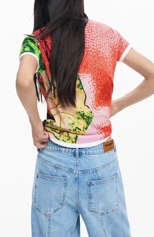 Desigual Beetle Cotton Graphic T-shirt