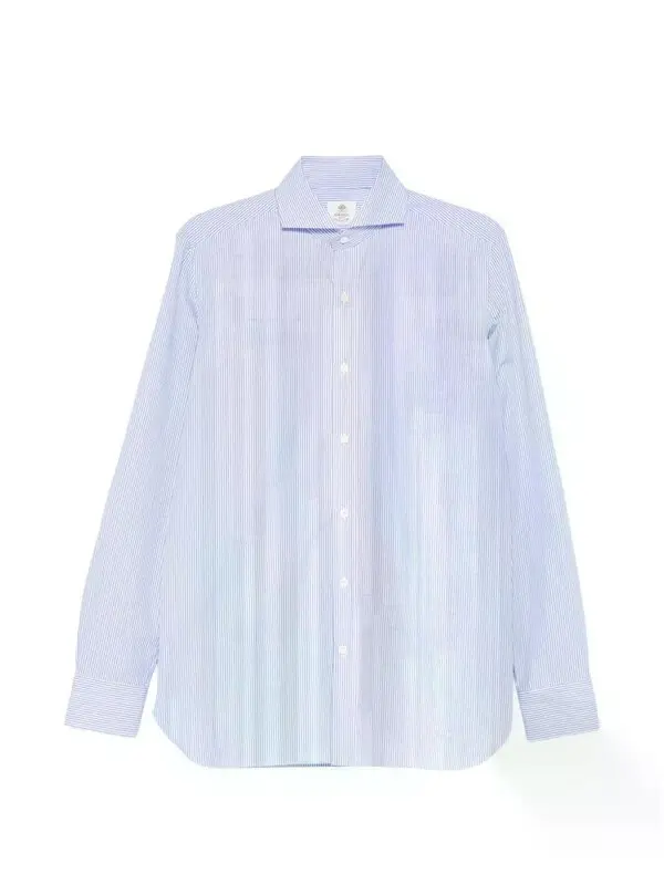LUIGI BORRELLI Striped Buttoned Shirt
