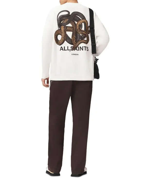 ALLSAINTS Reticulate Graphic Relaxed Long Sleeve Tee