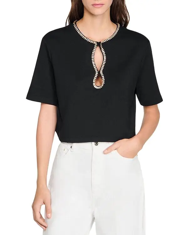 Sandro Cropped Tee