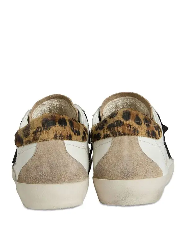 GOLDEN GOOSE Super Star Leather Low Top Sneakers - White/black