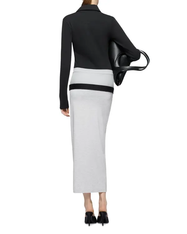 Attico Long Sleeve Top - Black
