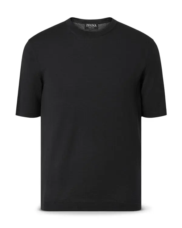 Zegna Wool T-shirt - Black