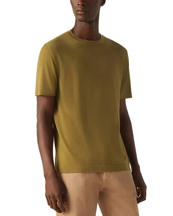 Zegna Wool T-shirt - Olive Green