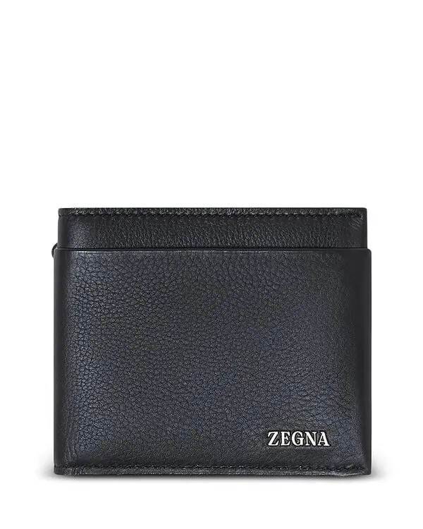 Zegna Secondskin Billfold Wallet - Dark Blue