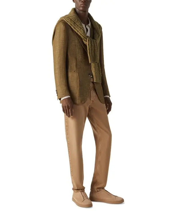 Zegna Cashmere, Linen And Silk Cardigan Jacket