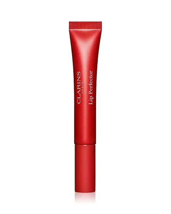 Clarins Lip Perfector Peptide Plumping & Hydrating Lip Gloss - Pomegranate Glow (pearly Cherry Red)