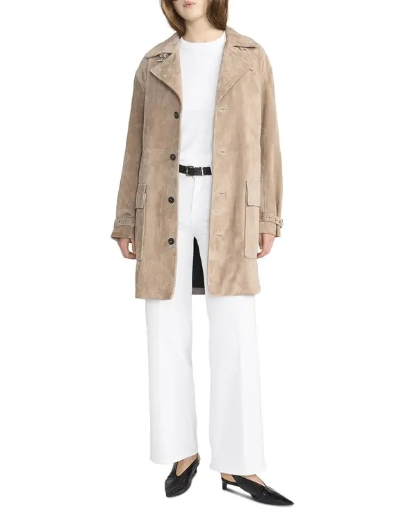 FRAME Le Slim Low Rise Palazzo Jeans - White