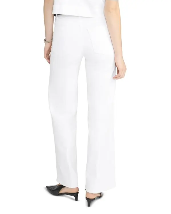 FRAME Le Slim Low Rise Palazzo Jeans - White