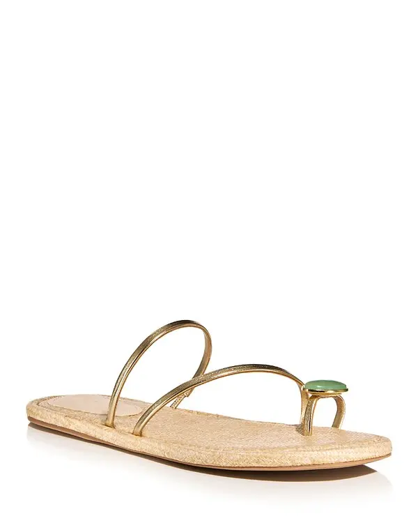 Aqua Jenni Sandals - Gold