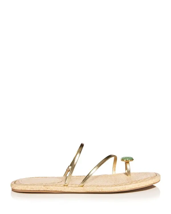 Aqua Jenni Sandals - Gold
