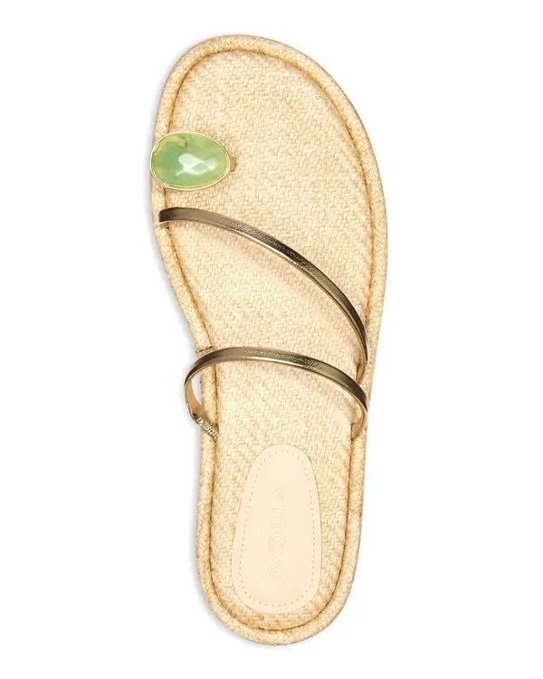 Aqua Jenni Sandals - Gold