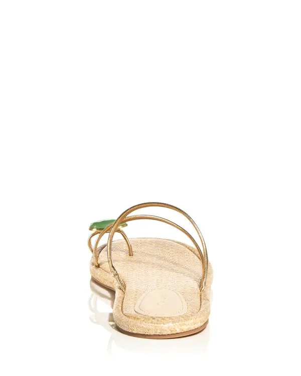 Aqua Jenni Sandals - Gold