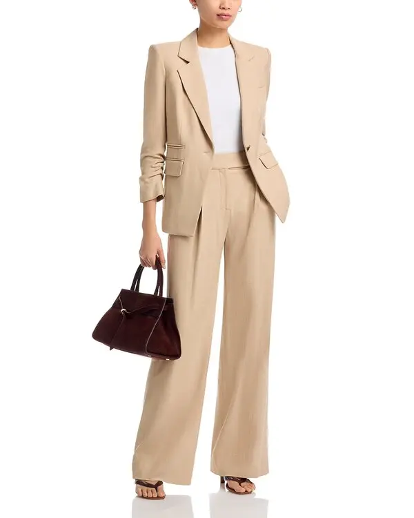 Veronica Beard Marbeau Pants - Stone Khak