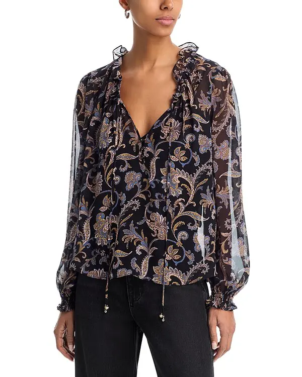 Veronica Beard Hickory Silk Blouse
