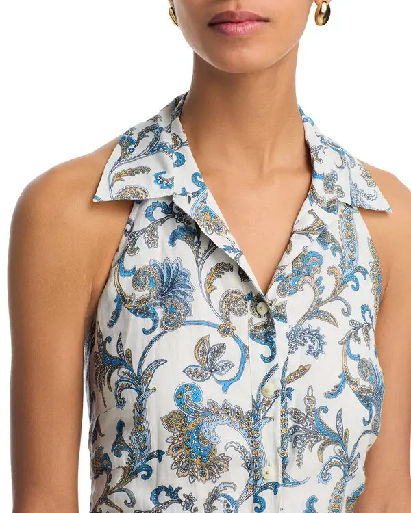 Veronica Beard Mackey Printed Maxi Dress - Dove Multi