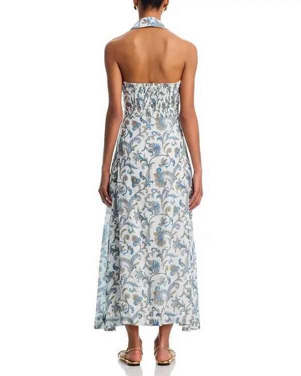 Veronica Beard Mackey Printed Maxi Dress - Dove Multi
