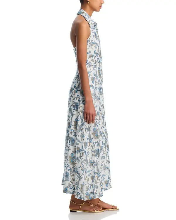 Veronica Beard Mackey Printed Maxi Dress - Dove Multi