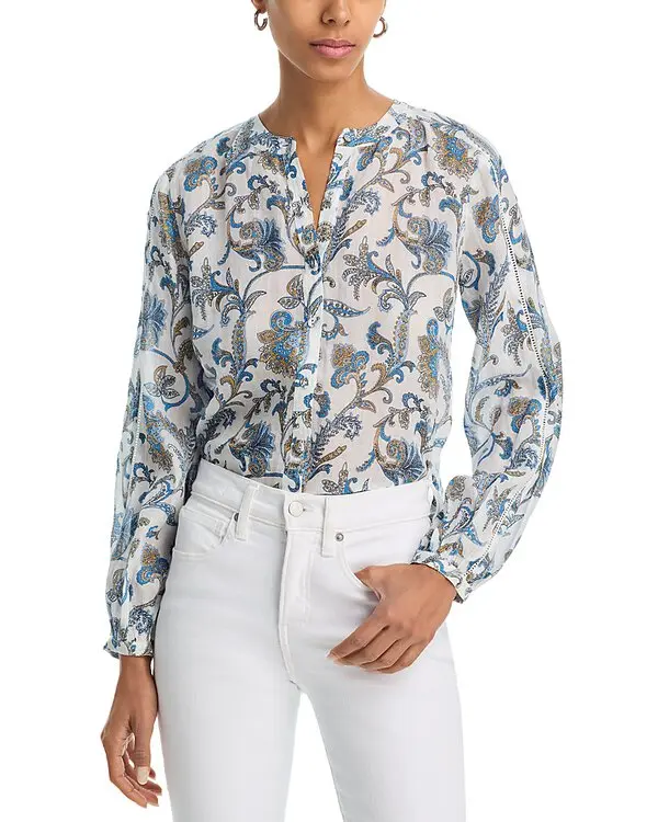 Veronica Beard Soleil Printed Blouse