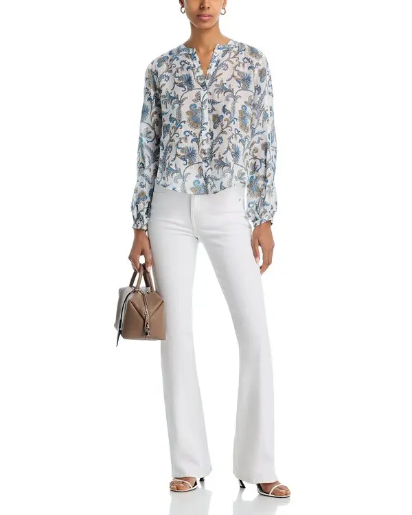 Veronica Beard Soleil Printed Blouse