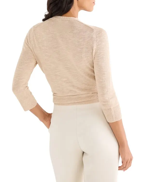 NIC+ZOE Slub Knit 4 Way Cardigan - Jute