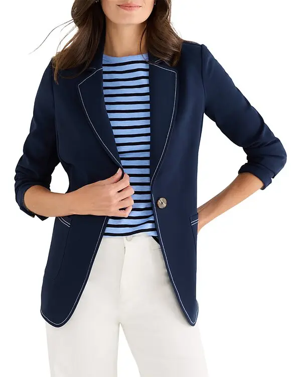 NIC+ZOE Accent Stitch Blazer