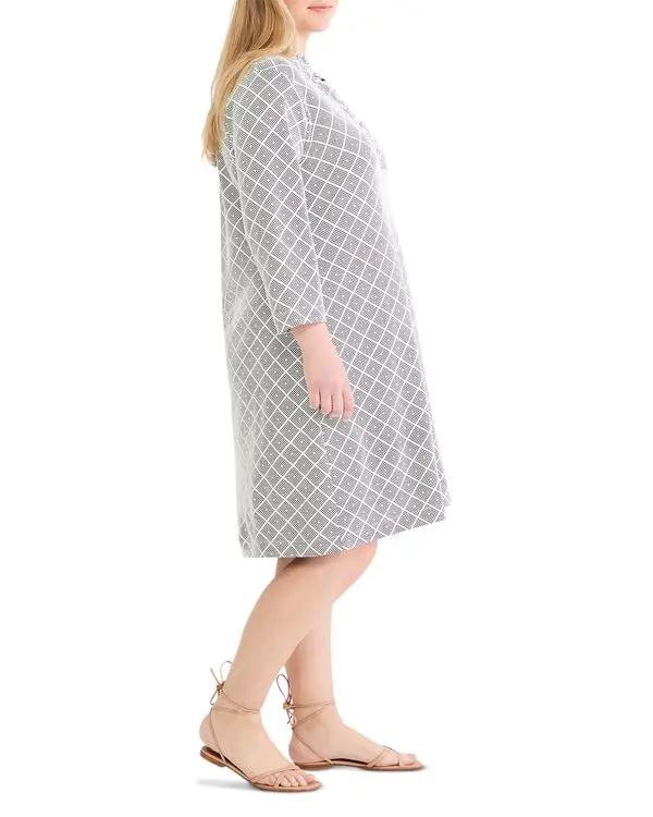 NIC+ZOE Diamond Etching Shift Dress