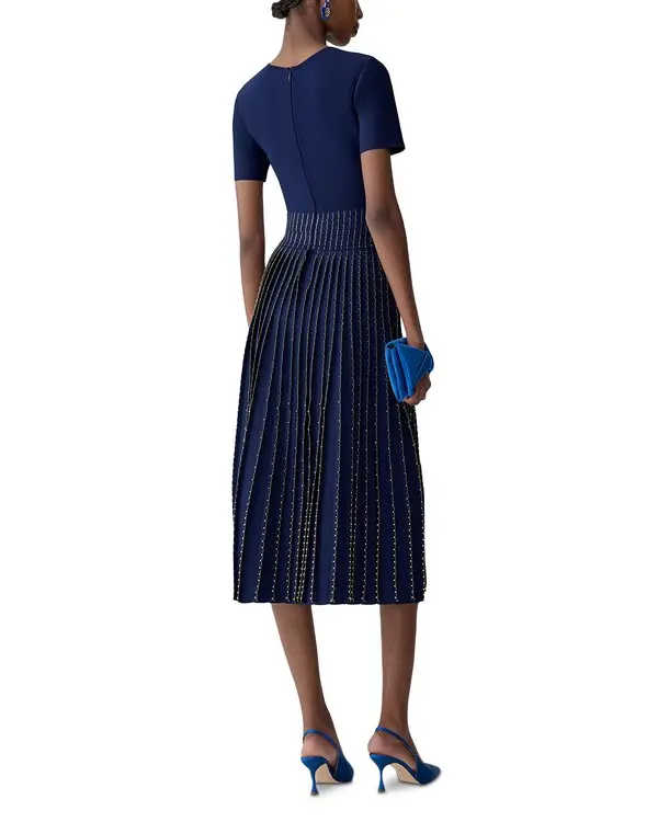 Carolina Herrera Bead Embroidered Dress - Midnight