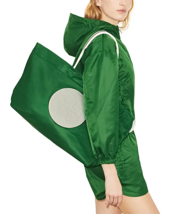 Tory Burch Ella Twist Reversible Tote - Basil